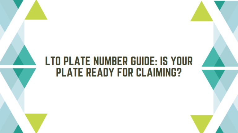 LTO Plate Number Guide: Is Your Plate Ready for Claiming? - GoldPricePh.Com
