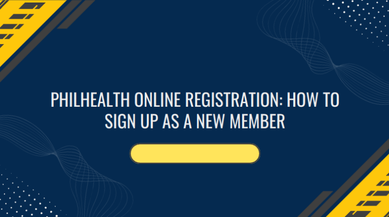 PhilHealth Online Registration: How to Sign Up as a New Member ...